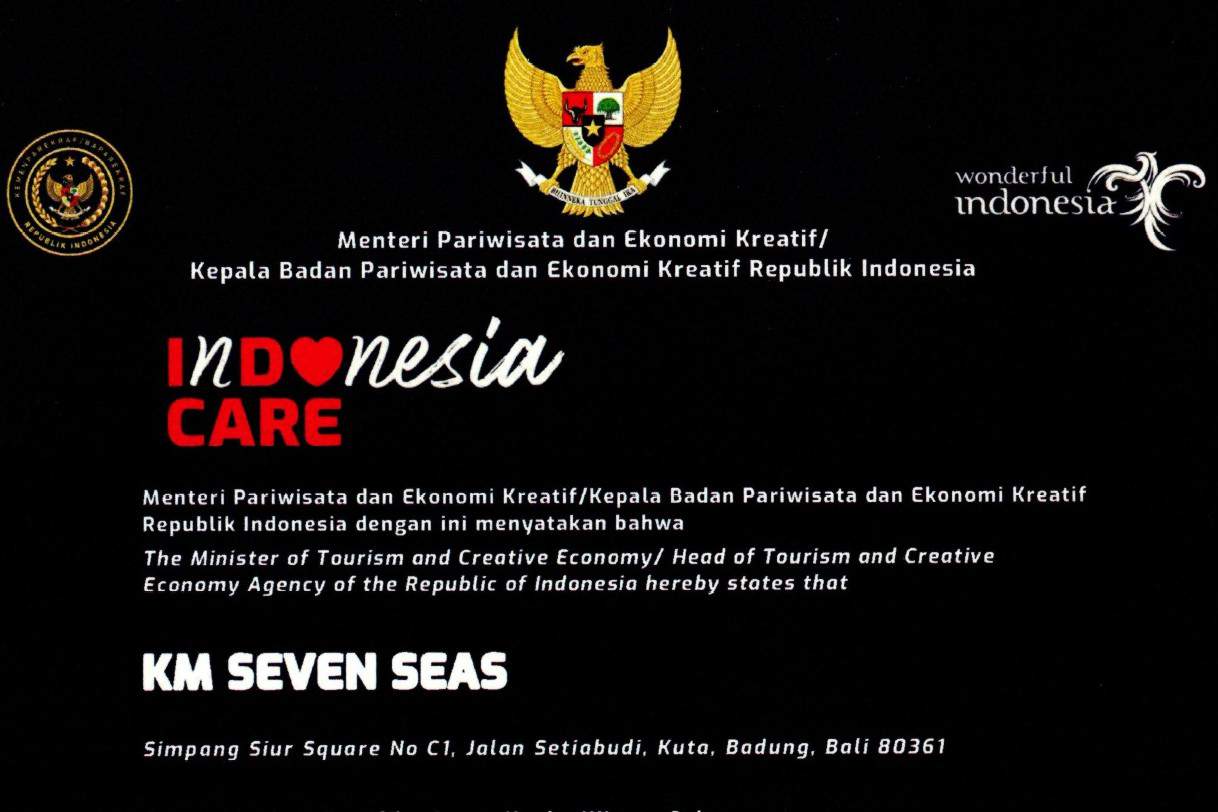 Seven Seas has received official CHSE certification